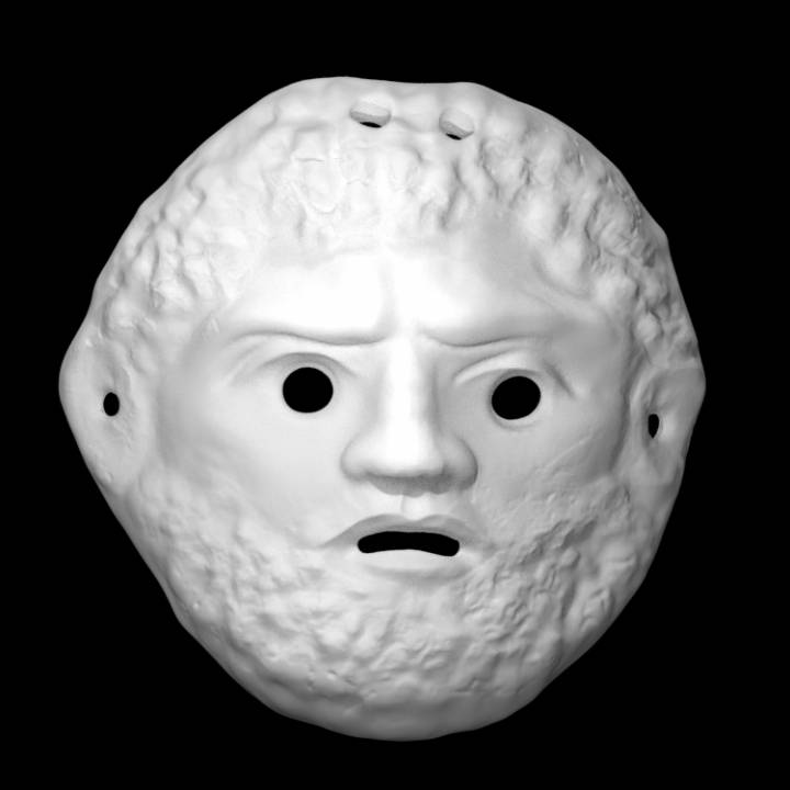 3D Printable Three Masks (Mask 2) by Scan The World