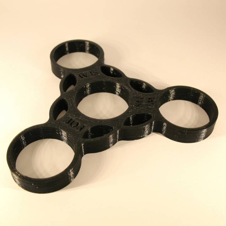 3D Printable Fidgit Spinner by William Stout
