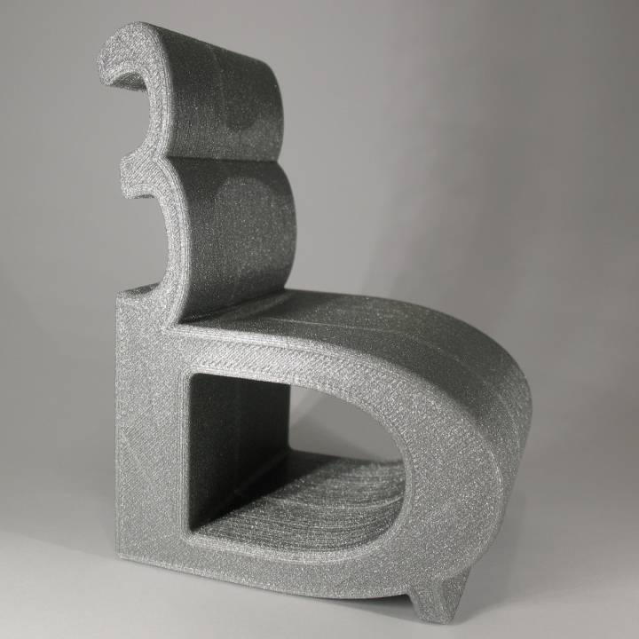 3D Printable chair_3D by Mario Molon