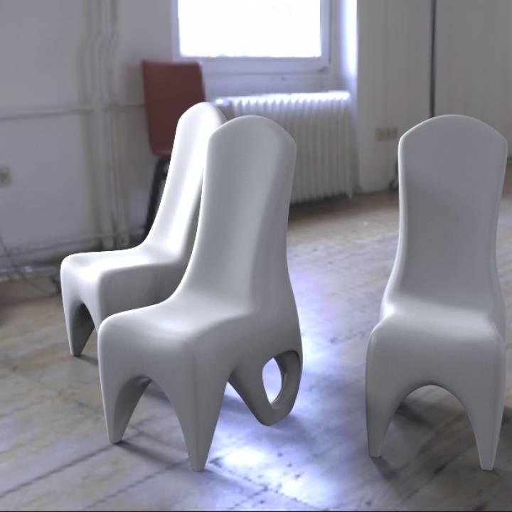 3D Printable Tooth CHair by Jose Ramon Yerovi Salas