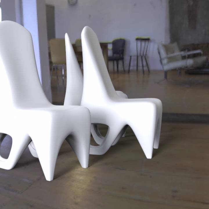 3D Printable Tooth CHair by Jose Ramon Yerovi Salas