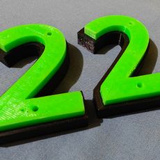 3D Printable Mailbox / House Numbers by Jonathan Maxwell