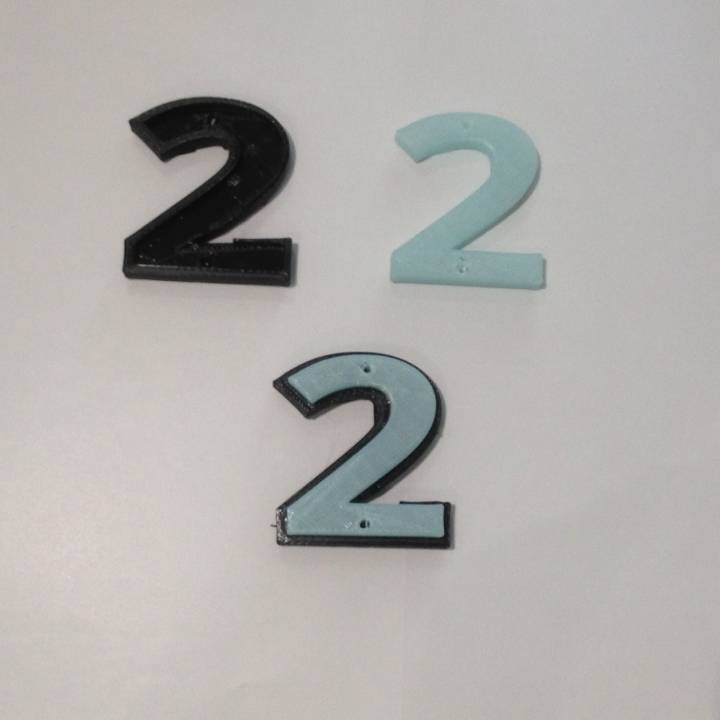 3D Printable Mailbox / House Numbers by Jonathan Maxwell
