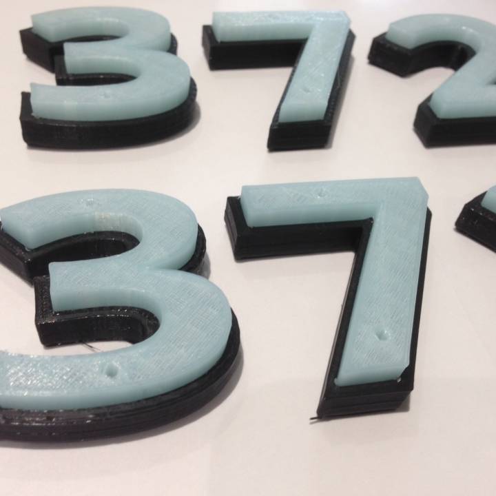 3D Printable Mailbox / House Numbers by Jonathan Maxwell
