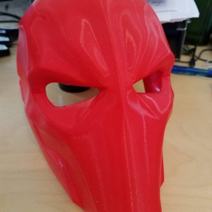 3D Printable Deathstroke Mask with two eyes by PETER SNYDER