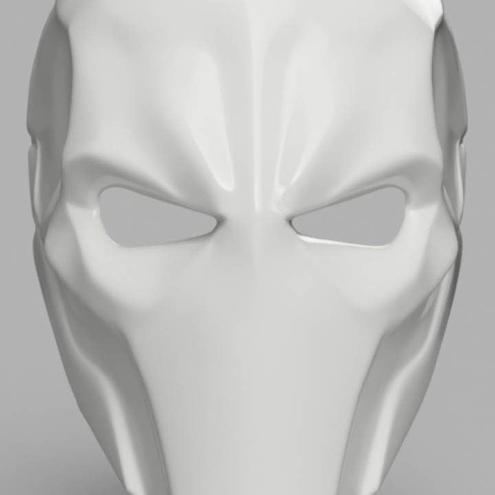 3D Printable Deathstroke Mask with two eyes by PETER SNYDER