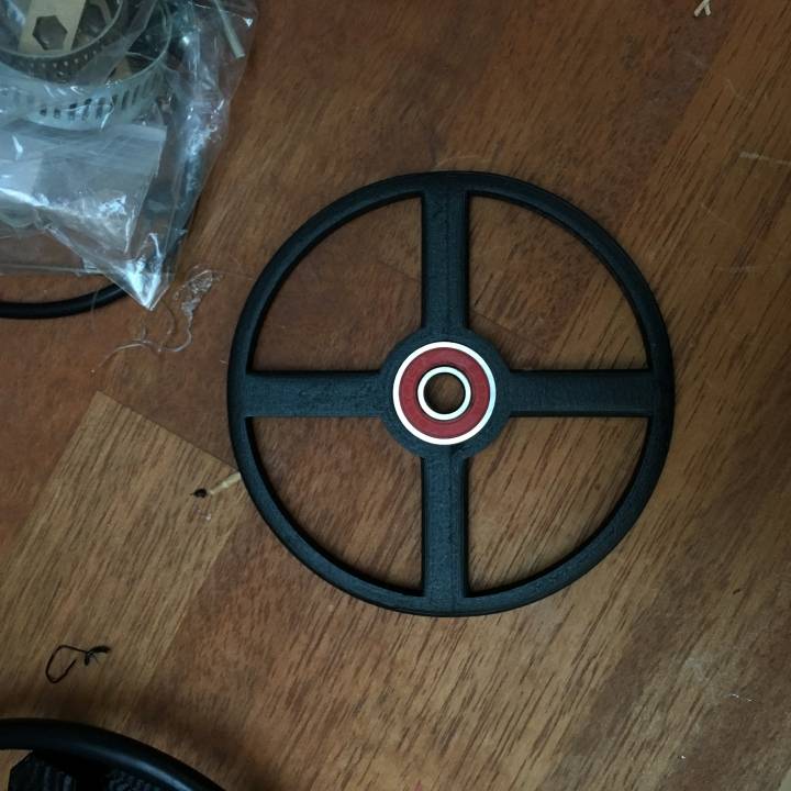 3D Printable round fidget spinner by Bjørn Rivall Andersen