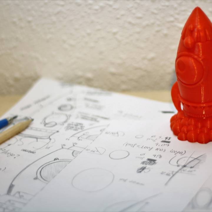 3D Printable AstroPrint Rocket (For Printer Calibration & Stress ...