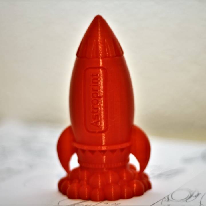 3D Printable AstroPrint Rocket (For Printer Calibration & Stress ...