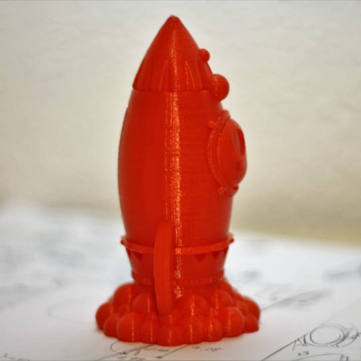 3D Printable AstroPrint Rocket (For Printer Calibration & Stress ...