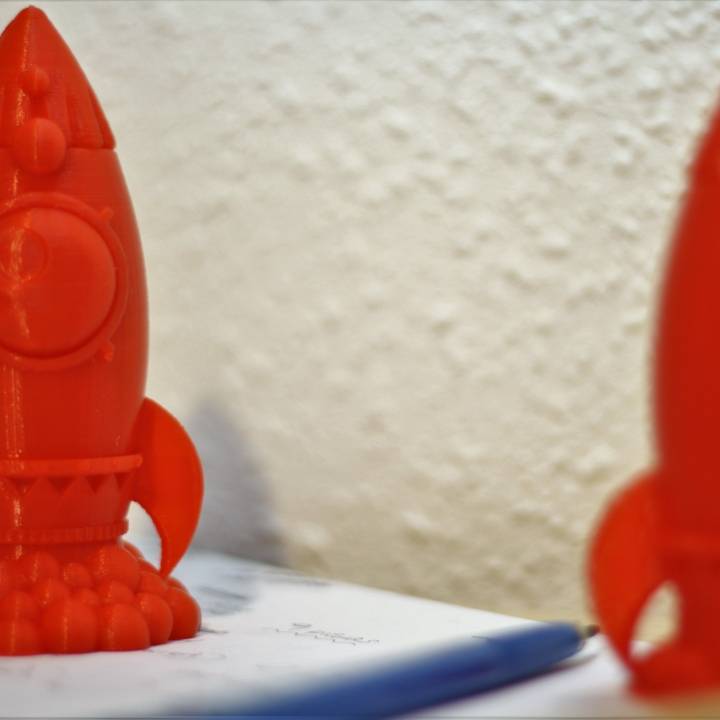 3D Printable AstroPrint Rocket (For Printer Calibration & Stress ...