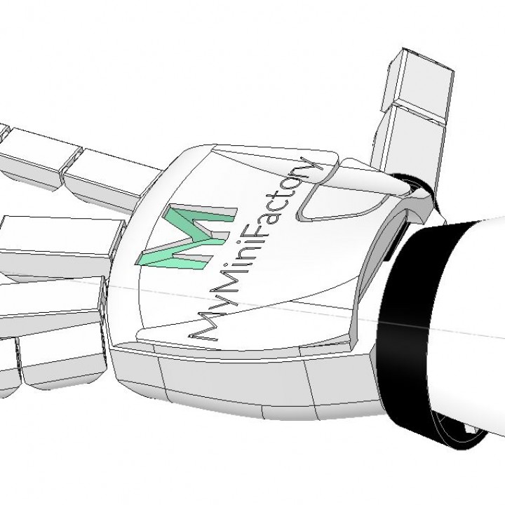 3D Printable Humanoid Robotic Hand by Ryan Gross