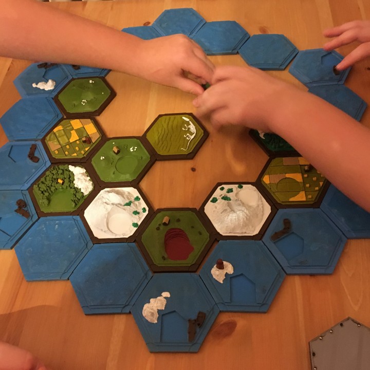 3D Print of Settler of catan collection (magnetic) by MiroDesign