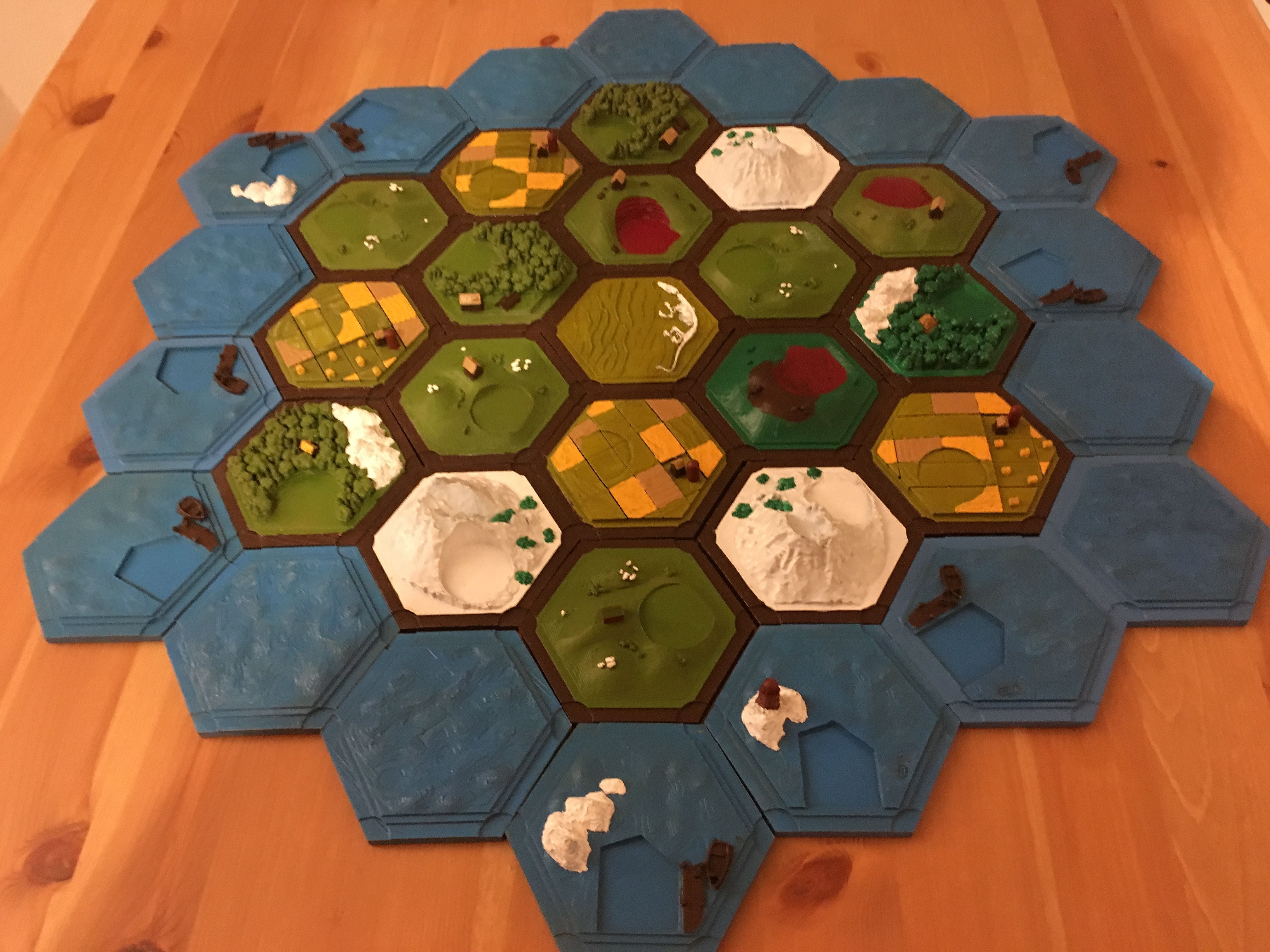 3D Printable Settler of catan collection (magnetic) by Moe Zarrella