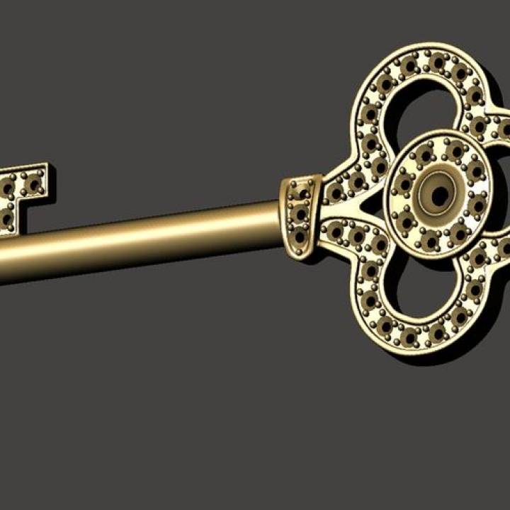 3D Printable Key by Poignie Frédéric