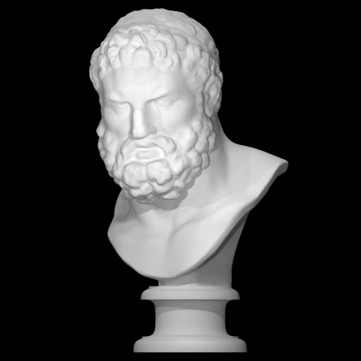3D Printable Head of Hercules by Scan The World