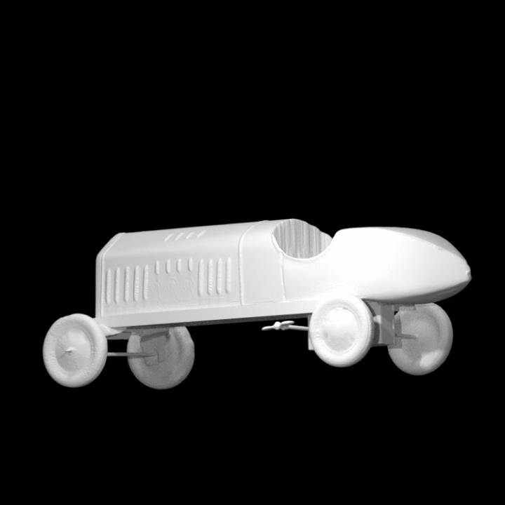 3D Printable Toy Racing Car by Scan The World