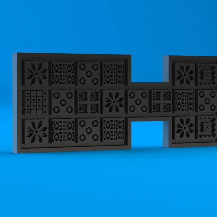 3D Printable The royal game of Ur by Robert Ihnatisin