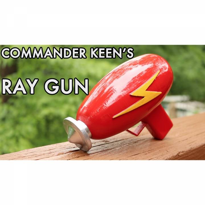 3D Printable Commander Keen's Ray Gun! by 3D Central