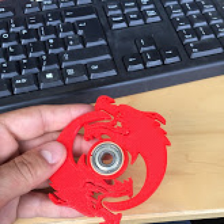 3D Print of Hanzo Ult Icon Spinner - Overwatch by R33S