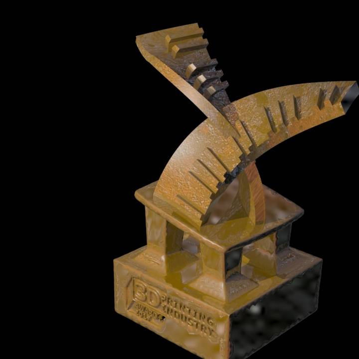 3D Printable 3D Printing Industry Awards Music Keyboards Trophy by ...