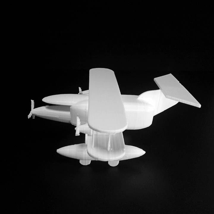 3D Printable Cargo PLane by Ceedric Henry