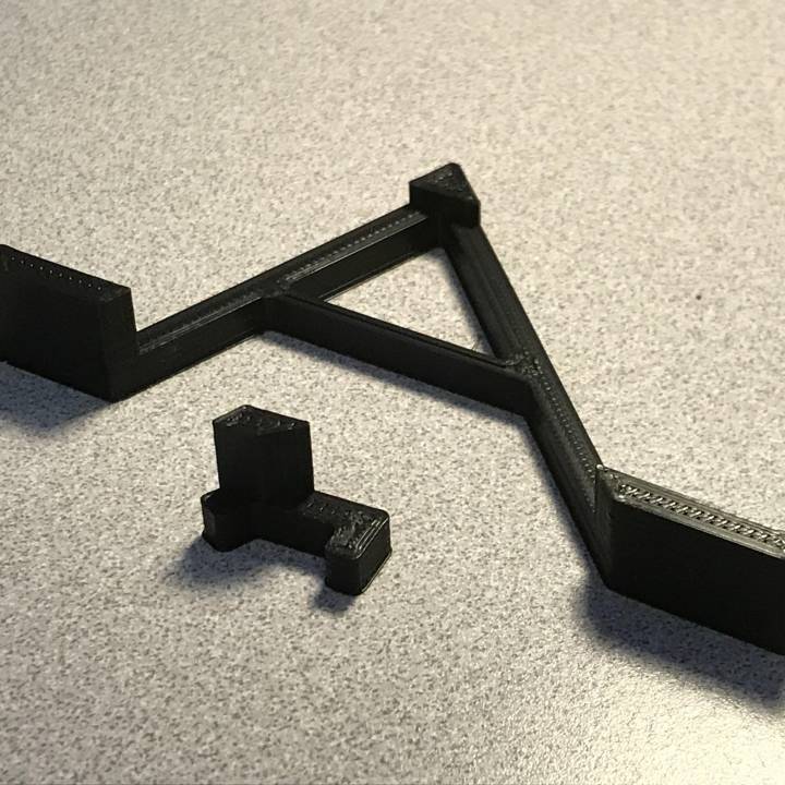 3D Printable Simple Tablet Stand by Rodney Korn