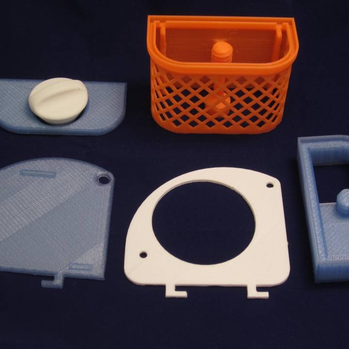 3D Printable Printer Enclosure Carbon Filter System by Demetrius Siachames