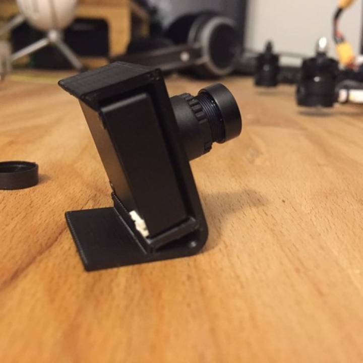 3D Printable 20 Degree FPV Camera Mount by Adam Witting