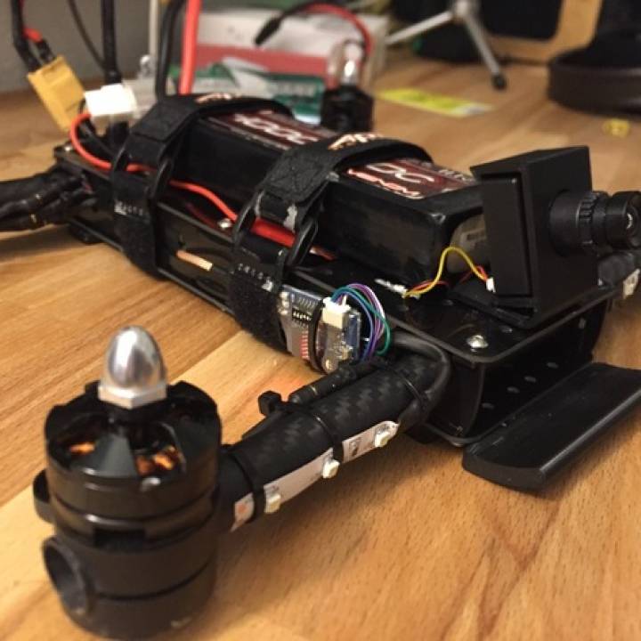 3D Printable 20 Degree FPV Camera Mount by Adam Witting