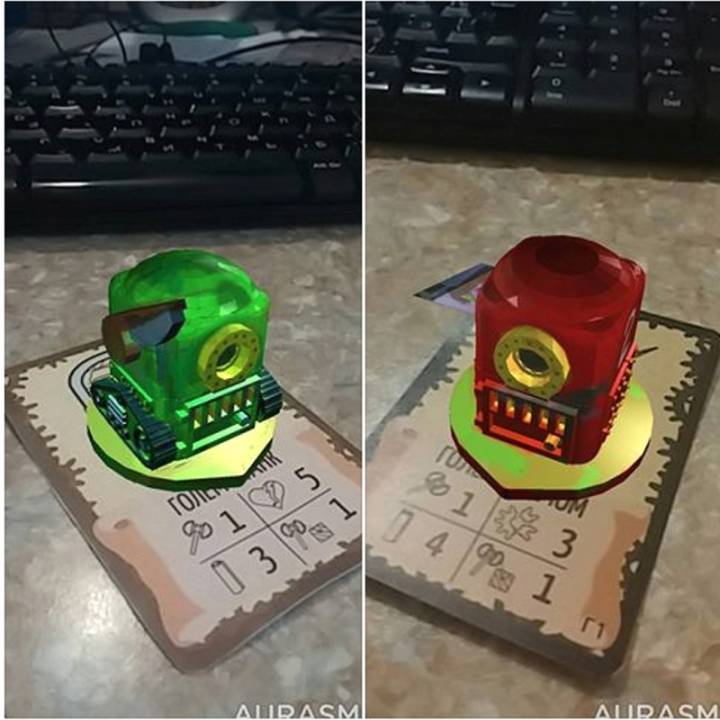 3D Printable Battle Golem Lego-like Set from "Battle of Golems ...