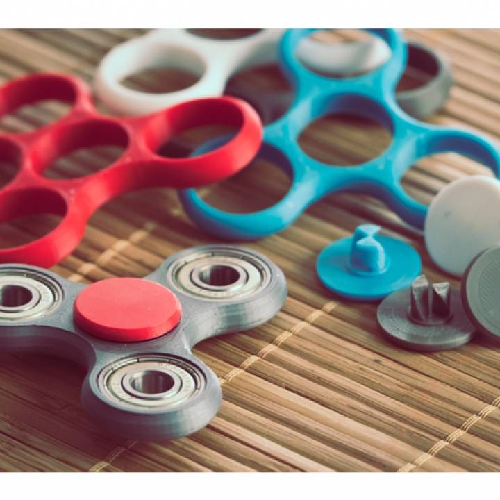 3D Printable Fidget Spinner Thumbpad Pin by Puma Eighteentwentyfour