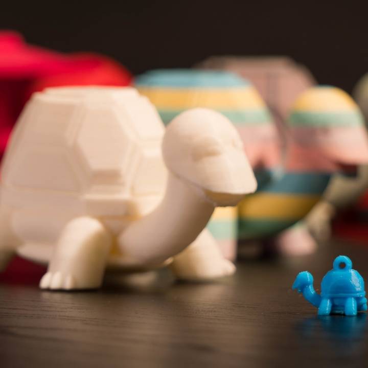 3D Printable Turtle by MakeVr
