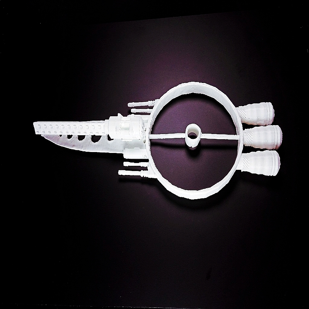 3D Printable KitBash Ship by MakeVr