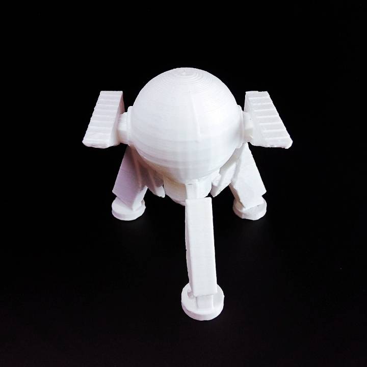 3D Printable Tri-Leg Mech by MakeVr