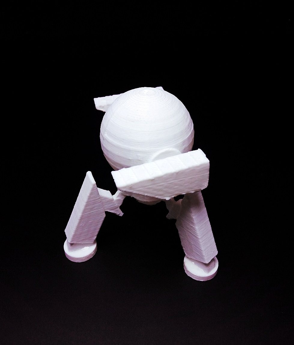 3D Printable Tri-Leg Mech by MakeVr