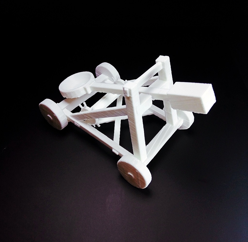 3D Printable Catapult by MakeVr