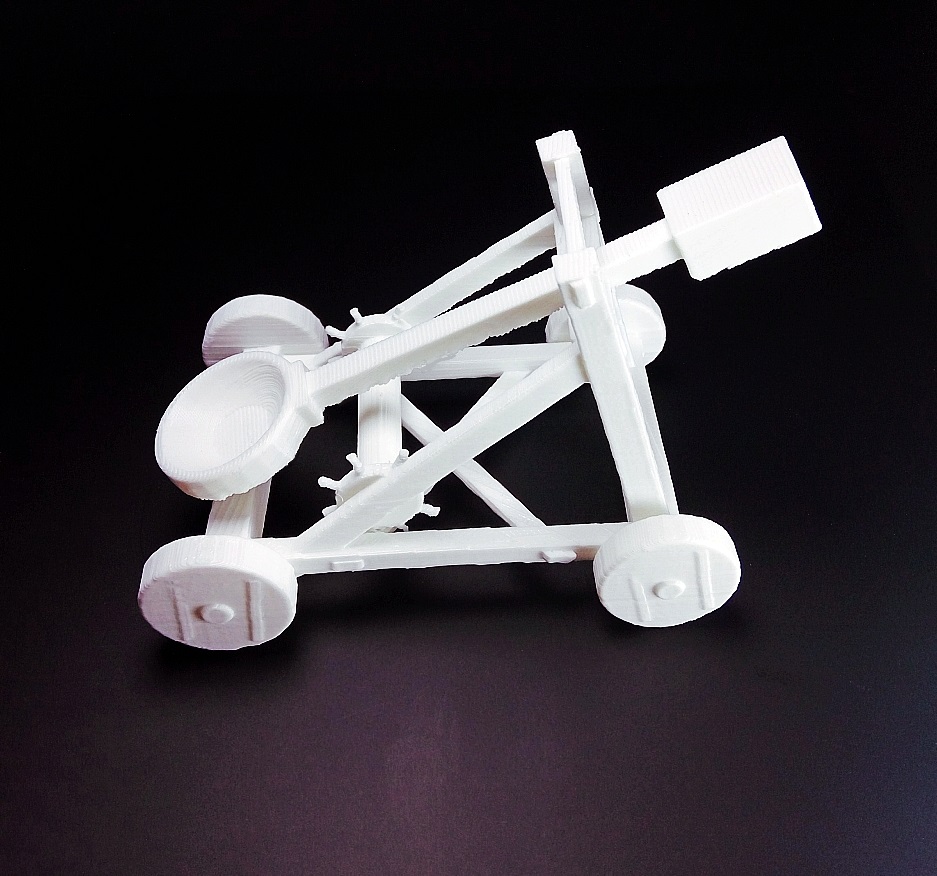 3D Printable Catapult by MakeVr