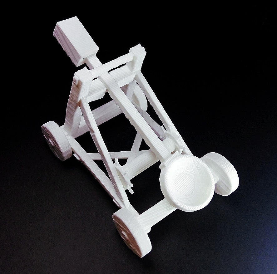 3D Printable Catapult by MakeVr