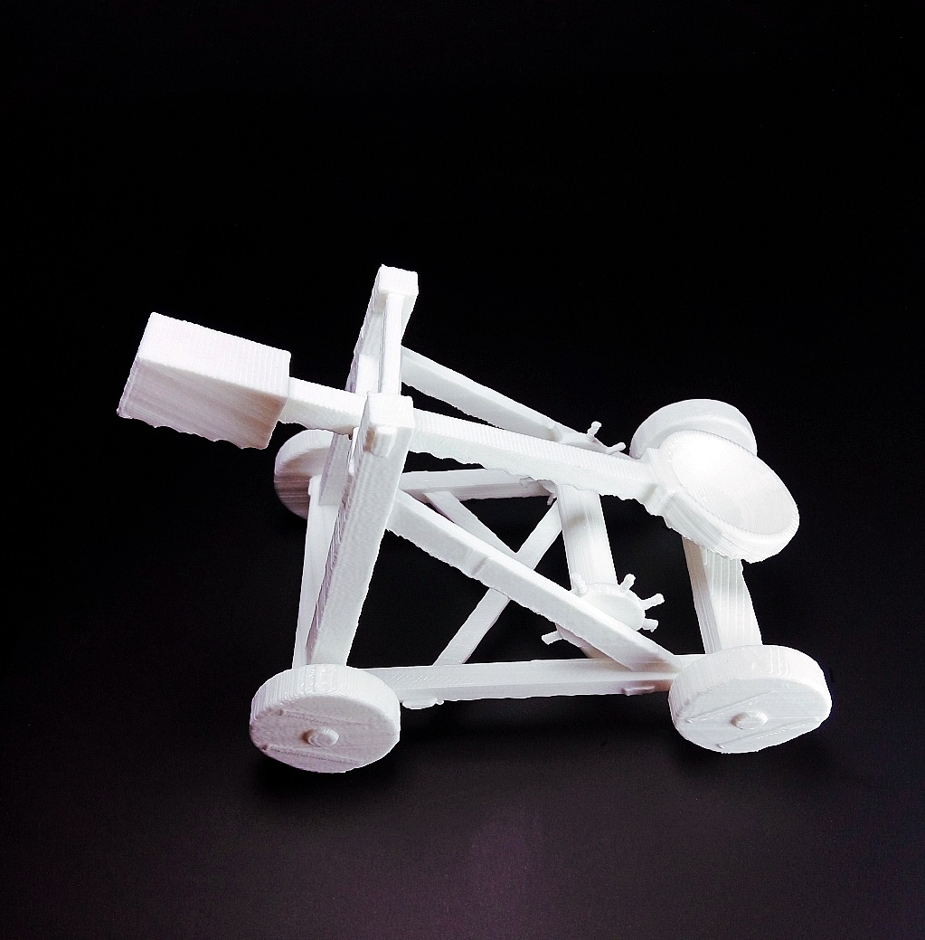 3D Printable Catapult by MakeVr