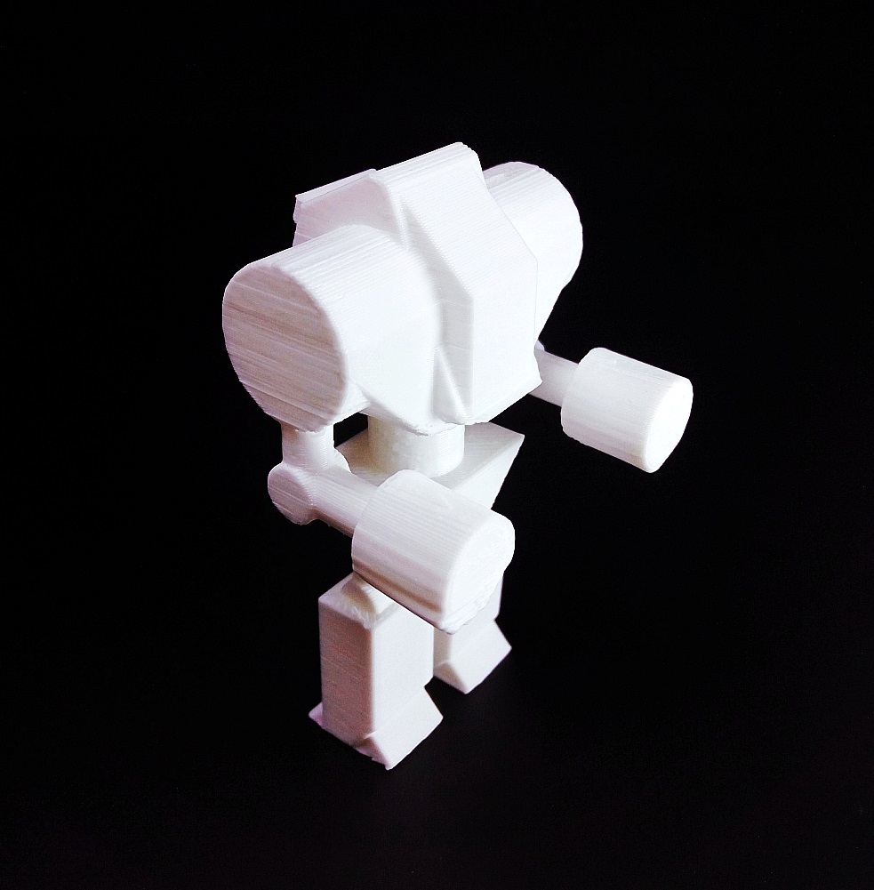 3D Printable Mech Template Number 3 by MakeVr