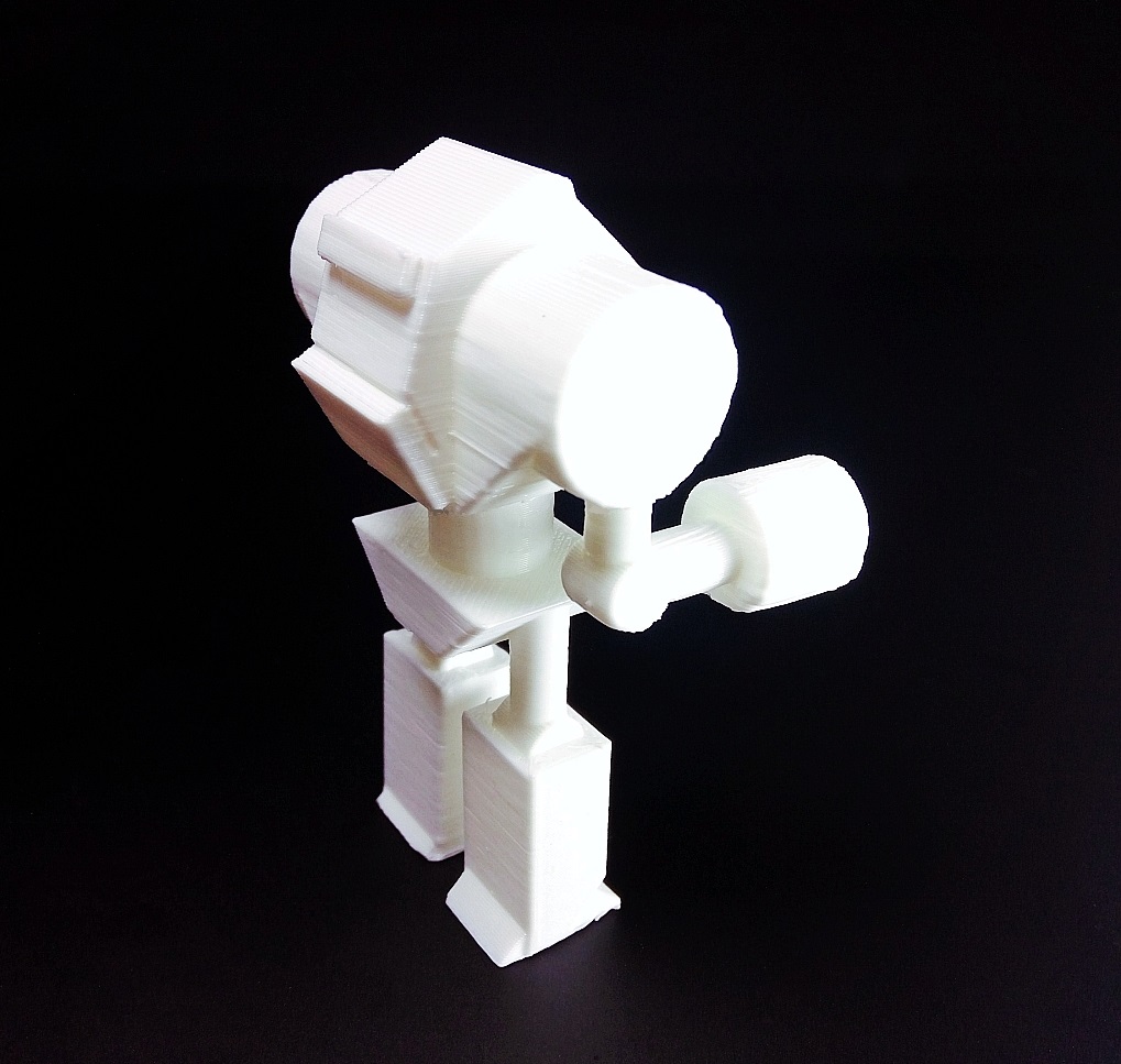 3D Printable Mech Template Number 3 by MakeVr