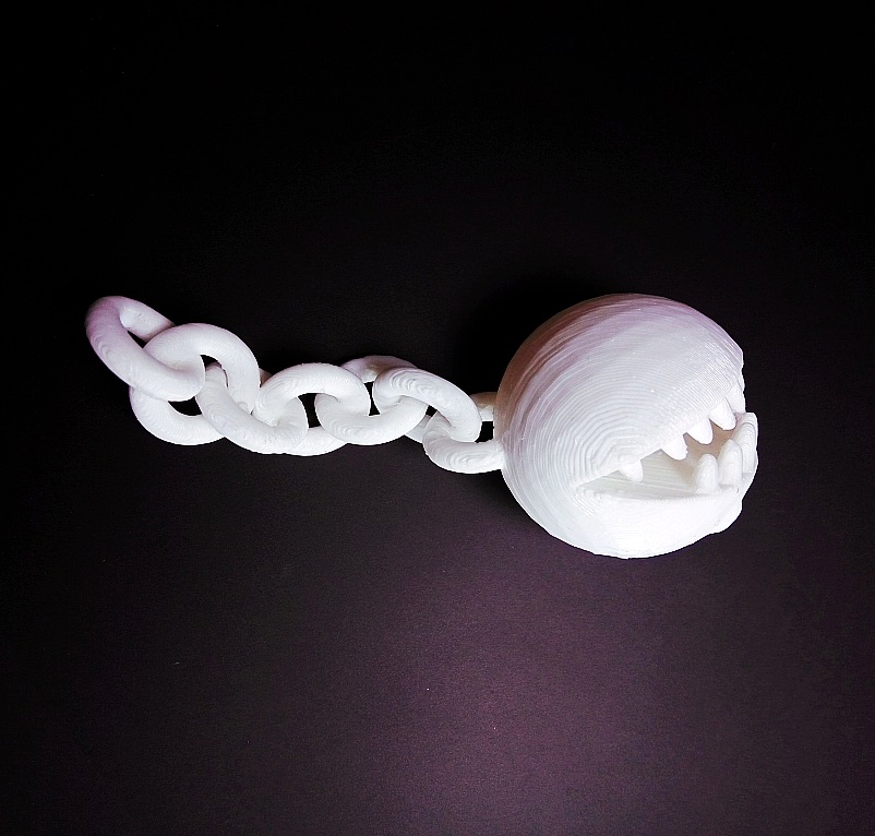 3D Printable Chain Chomp by MakeVr