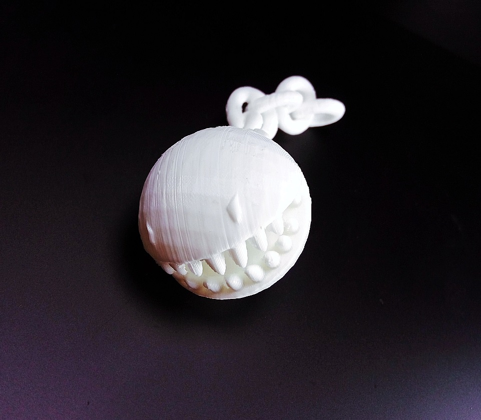 3D Printable Chain Chomp by MakeVr