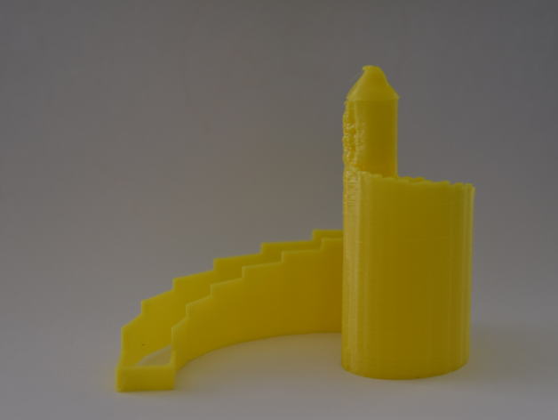 3D Printable Logarithmic Spiral Castle by Johan Link