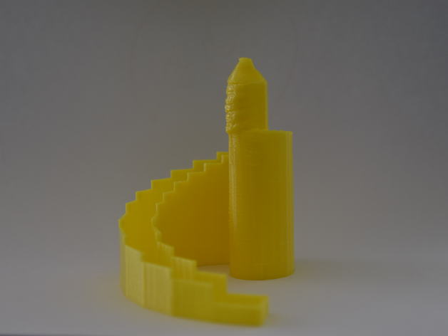 3D Printable Logarithmic Spiral Castle by Johan Link
