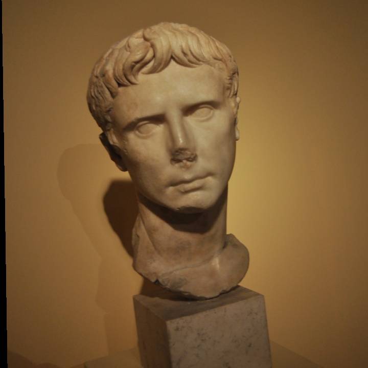 3D Printable Portrait of Augustus by Scan The World