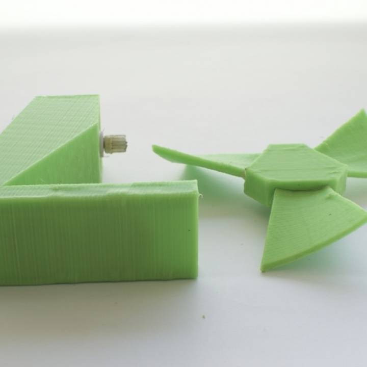 3D Printable Fan for summer by Johan Link