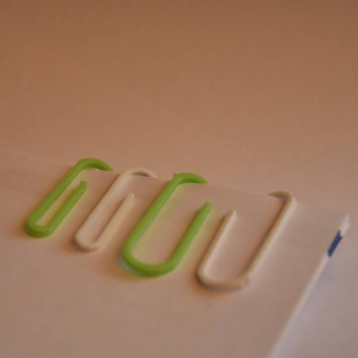 3D Printable paperclip by Johan Link