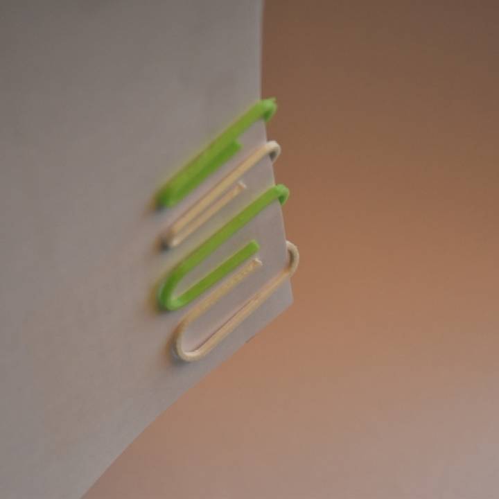 3D Printable paperclip by Johan Link